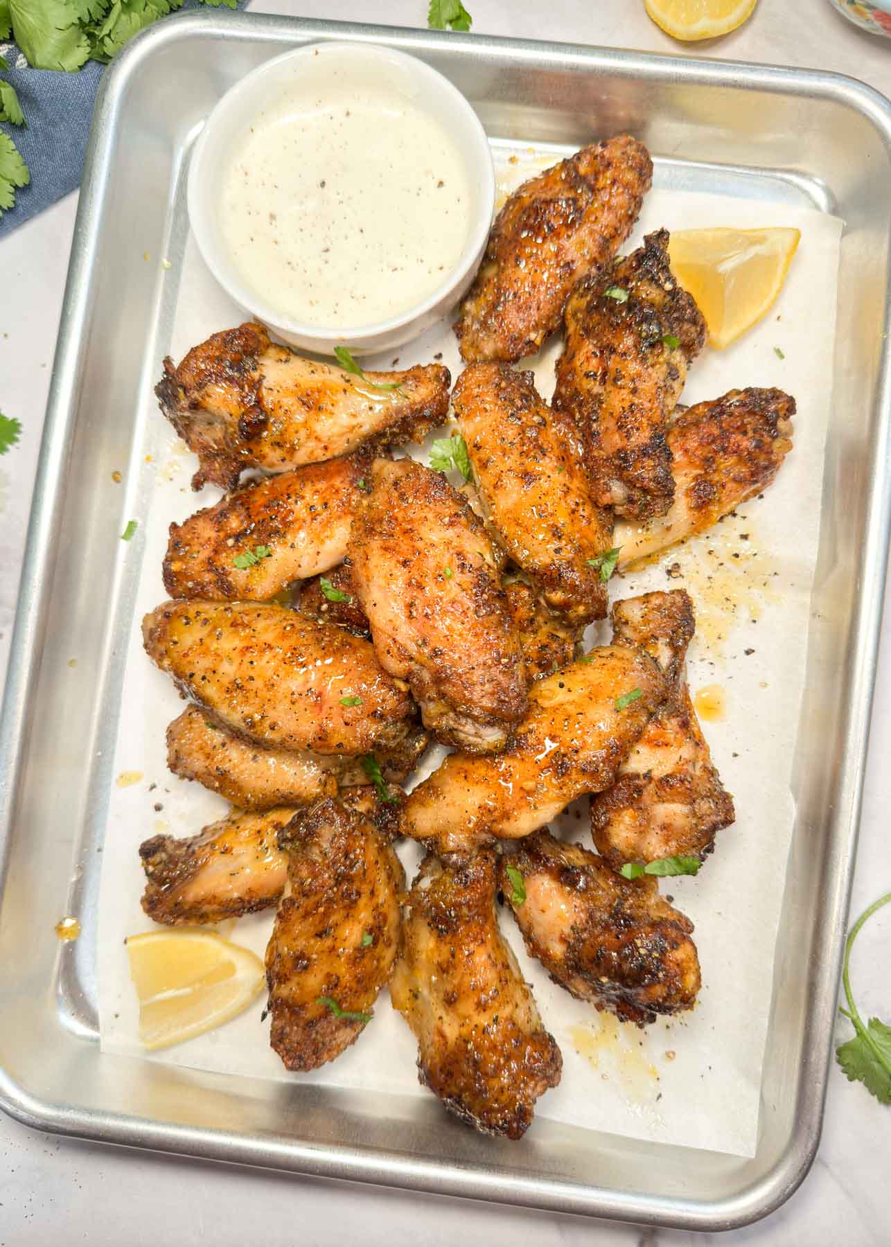 Lemon Pepper Wings Recipe - The Effortless Cook